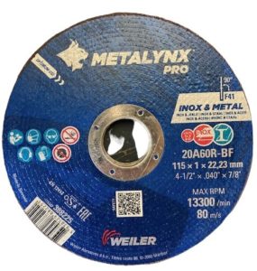 Metal Cutting Disc 1.0mm X 115mm (25 Pack) Good Quality | Welder's Choice