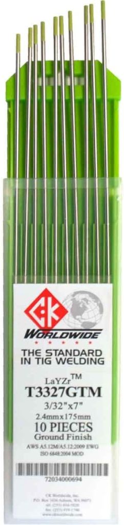 CK Green LaYZR Chartreuse Tungsten Electrodes | CK Layzr Green #1 ...