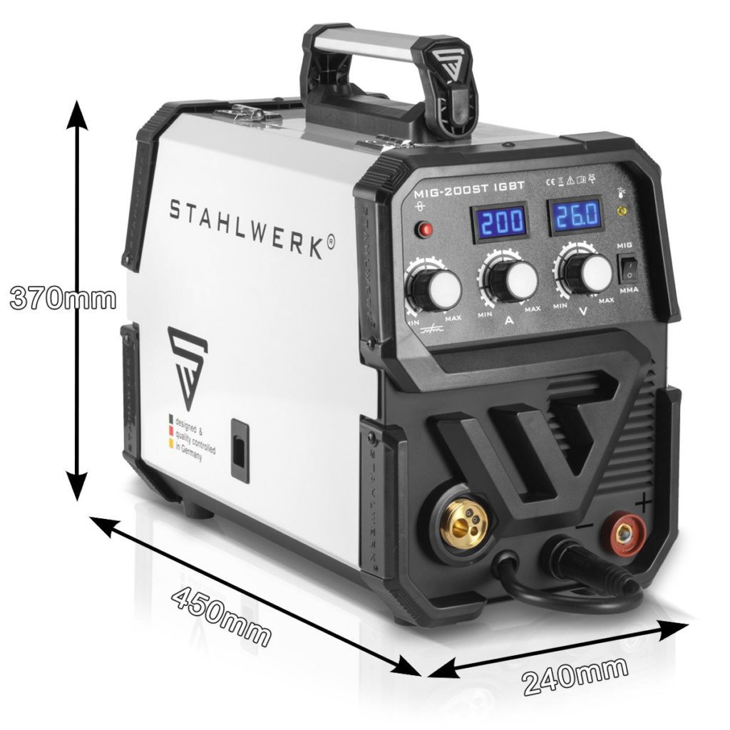 STAHLWERK Welder MIG MAG 200 ST / Gas-shielded Welder With Synergic ...